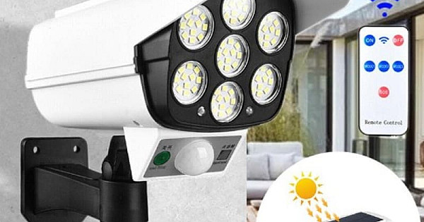 Solar Security Motion Sensor Street / Compound Light