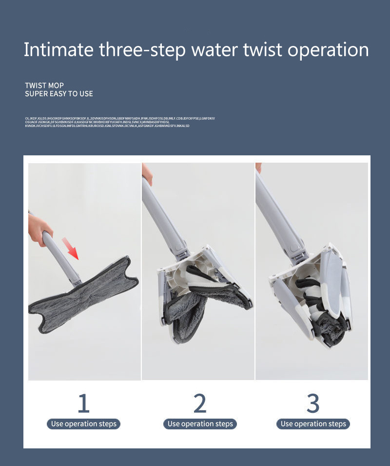 Automatic Mop With Squeeze Function