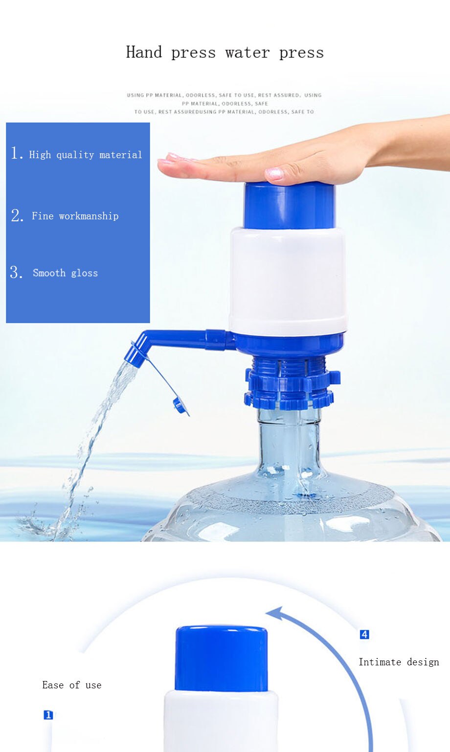 Manual Hand Pump Water Dispenser