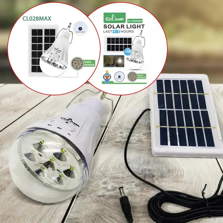Rechargeable Solar Light With Solar Panel CL-028Max